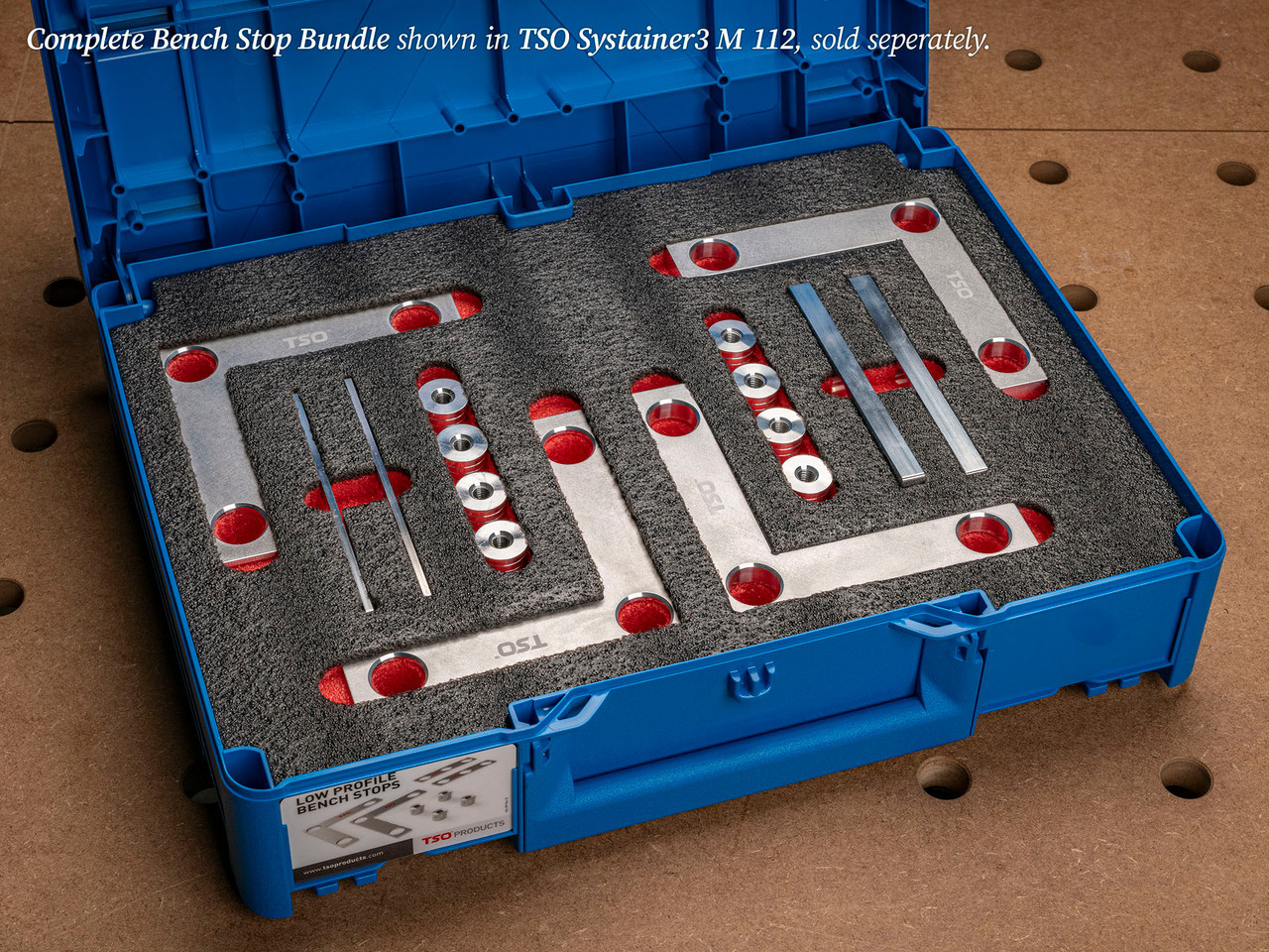 Low Profile Bench Stops | TSO Products