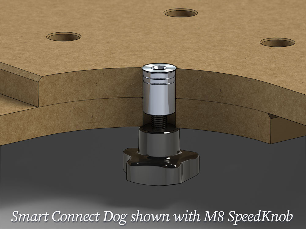 DoubleGroove™ Smart Connect Bench Dogs | TSO Products