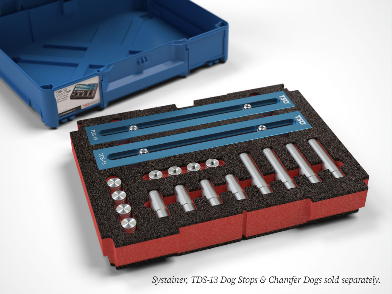 Custom Systainer Foam Inserts Set for TDS-13 & Chamfer Dogs | TSO Products
