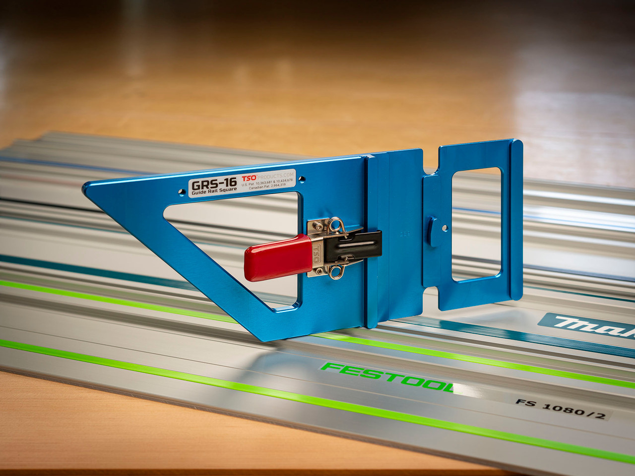 TSO GRS-16 Guide Rail Square for Track Saw Guide Rails