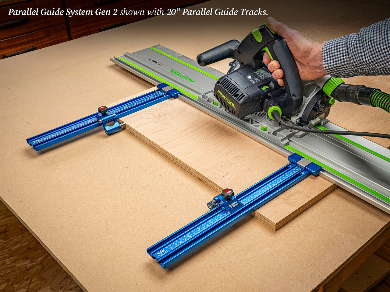 TSO Parallel Guide System | Festool, Makita, Milwaukee, DeWalt, Triton ...