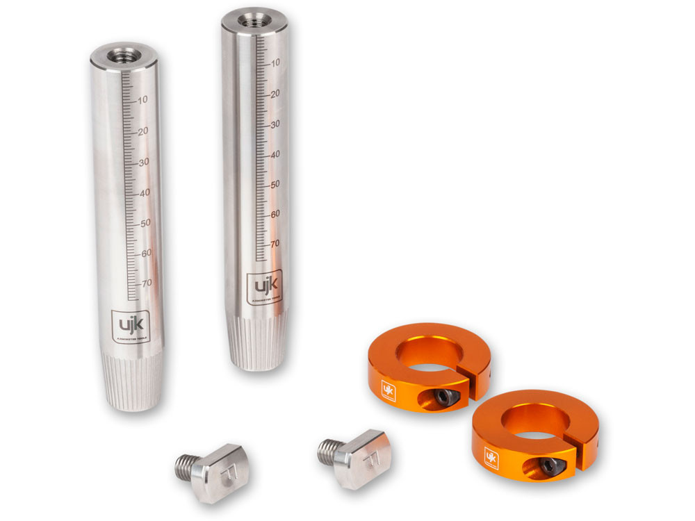 Adjustable Height Guide Rail Dogs for Festool and Makita Tracks - Pair ...