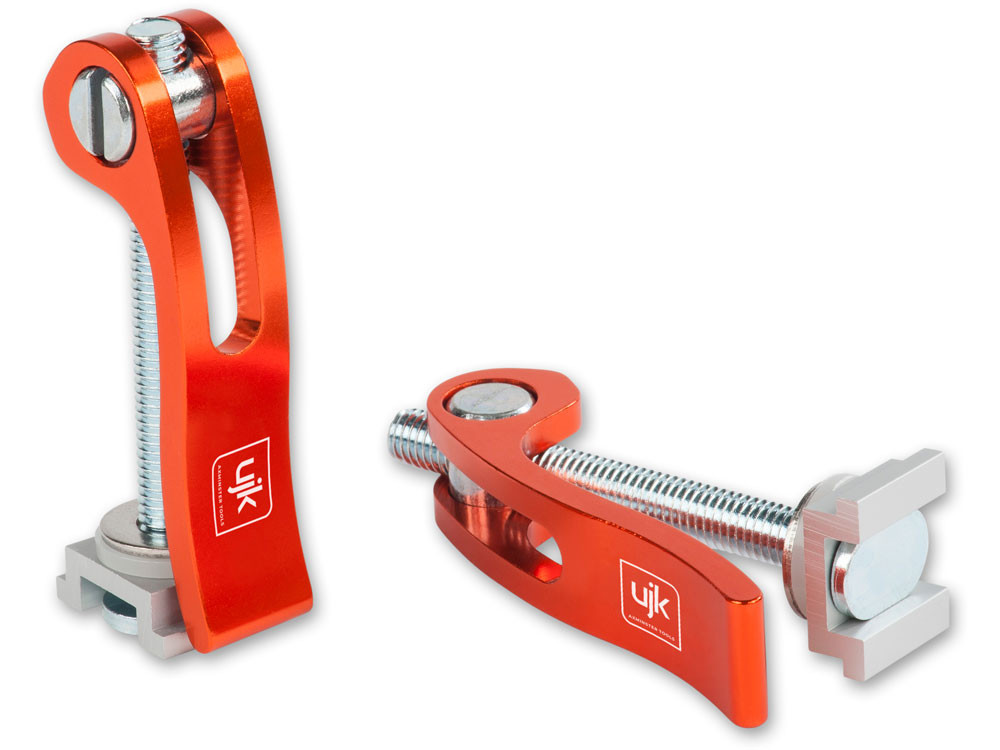 T-Track Cam Lock Hold Downs - Pair | UJK Technology