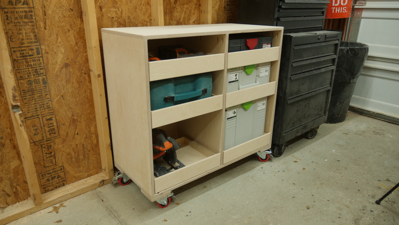 Mobile Tool Storage Cabinet - Plans | Made by Spencley Design Co.