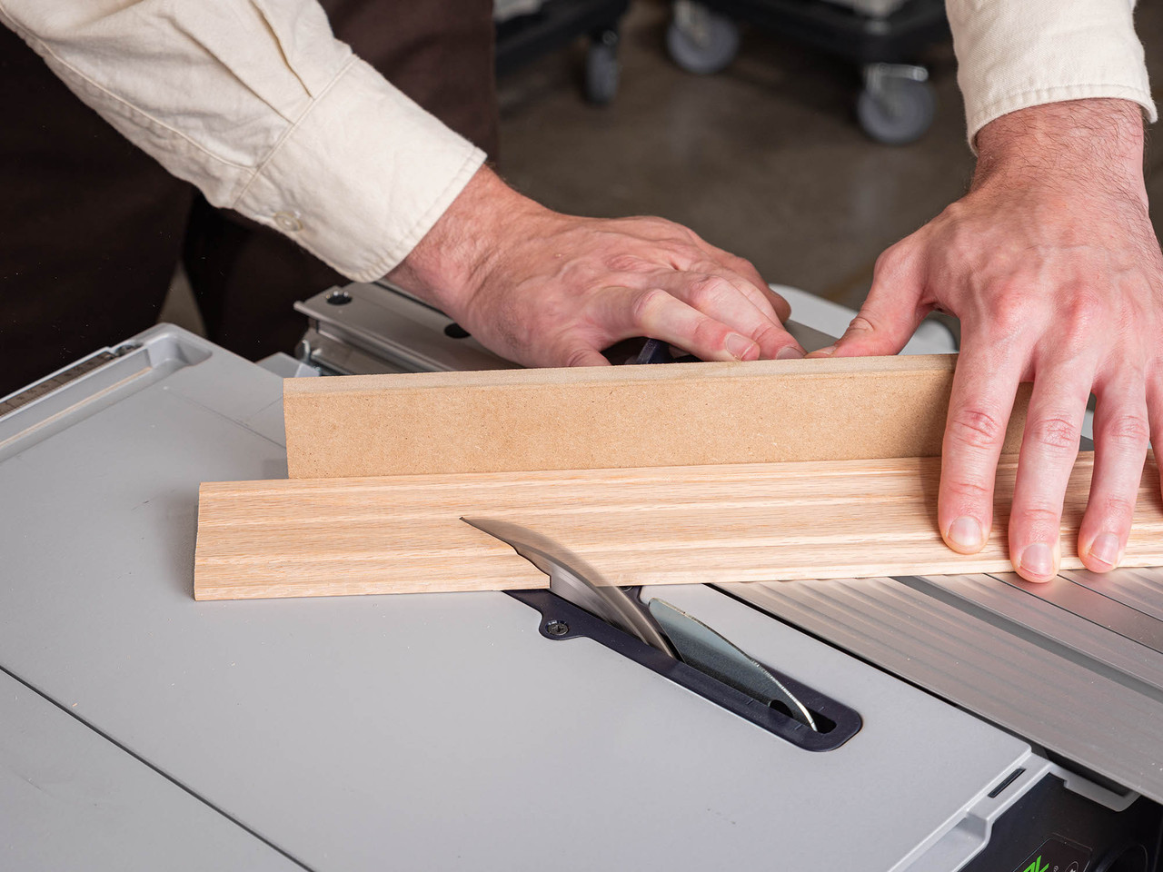 Sacrificial Miter Fence for CSC SYS 50 EB Cordless Table Saw - Pair ...