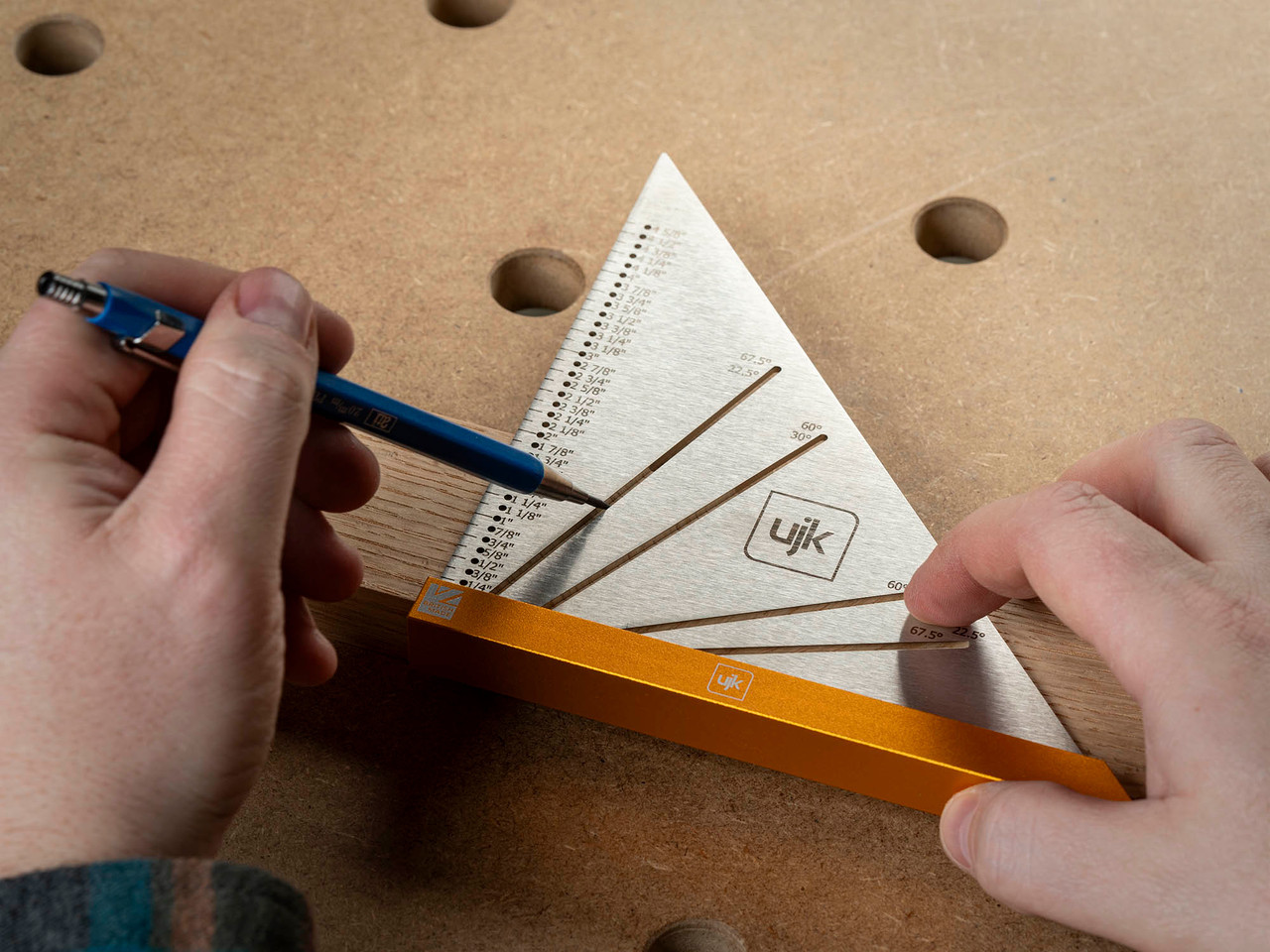UJK Compact Angle Square | Quick‑Angle Reference Tool – Precision Marking