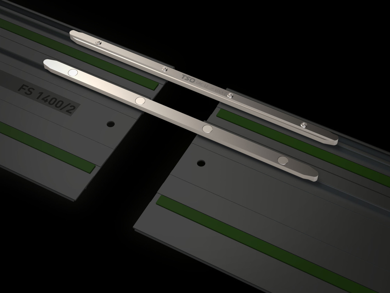 GRC-12 Self-Aligning Guide Rail Connectors | TSO Rail Connector