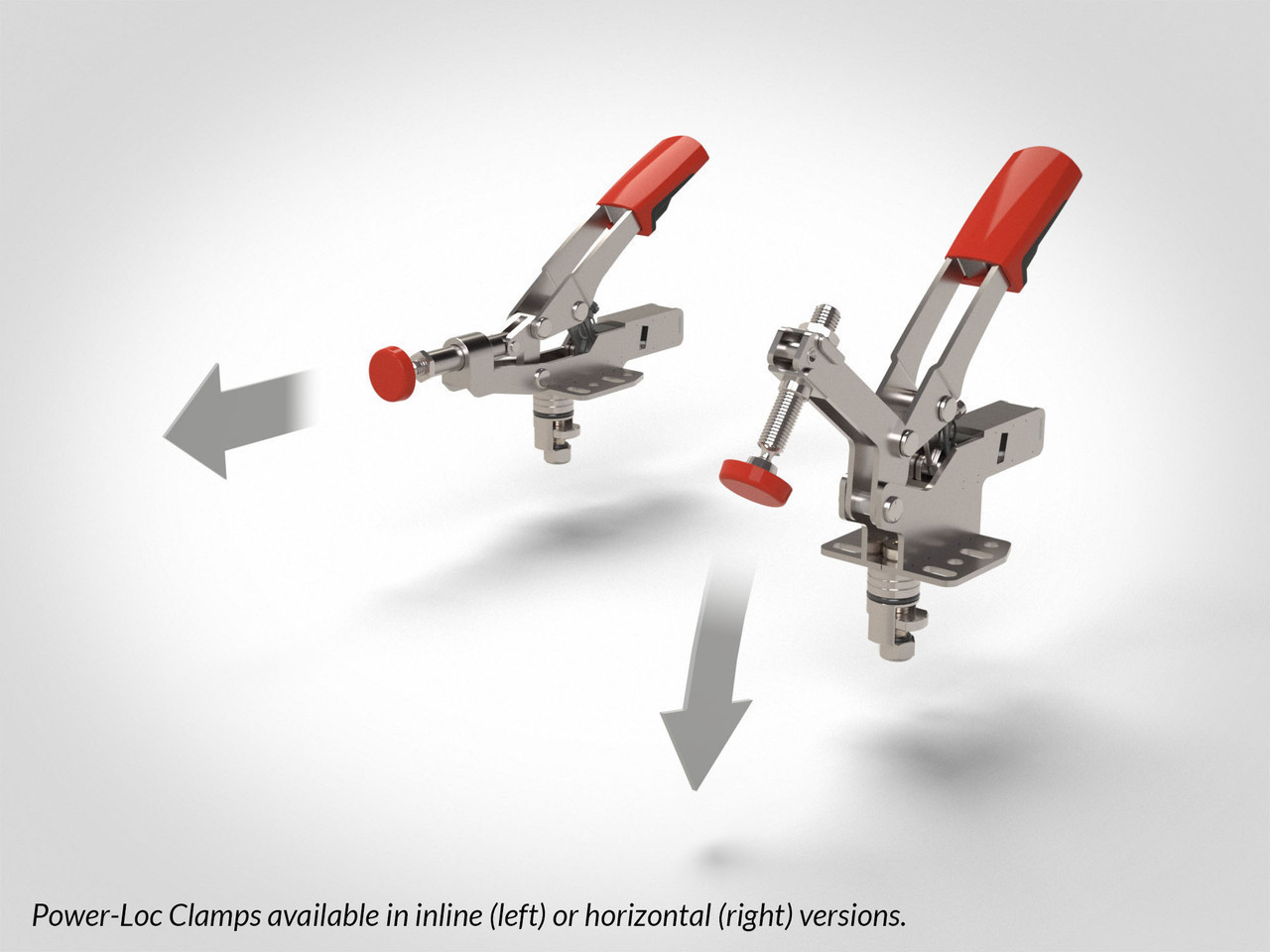 Horizontal or Inline Power-Loc Toggle Clamps for Woodworking