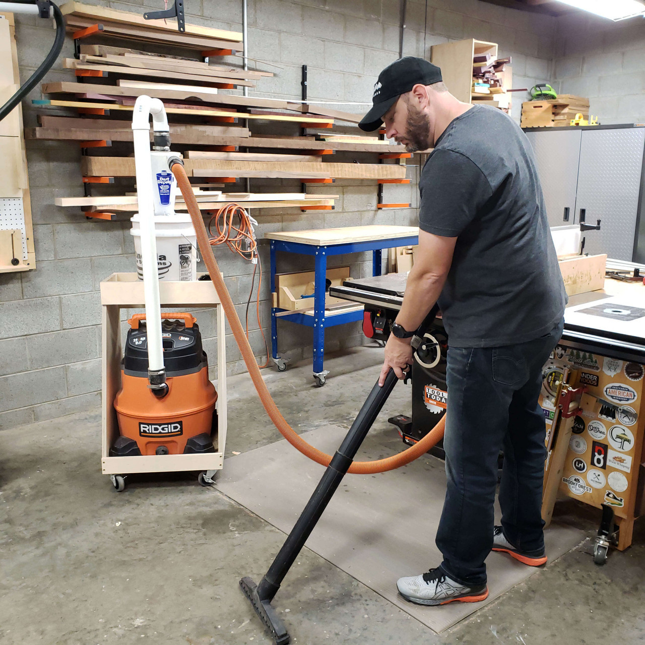 Dust Collection Cart Plans | DIY Dust Collector Cart