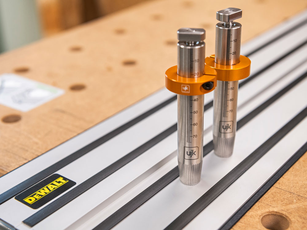 Adjustable Height Guide Rail Dogs for Festool and Makita Tracks - Pair ...