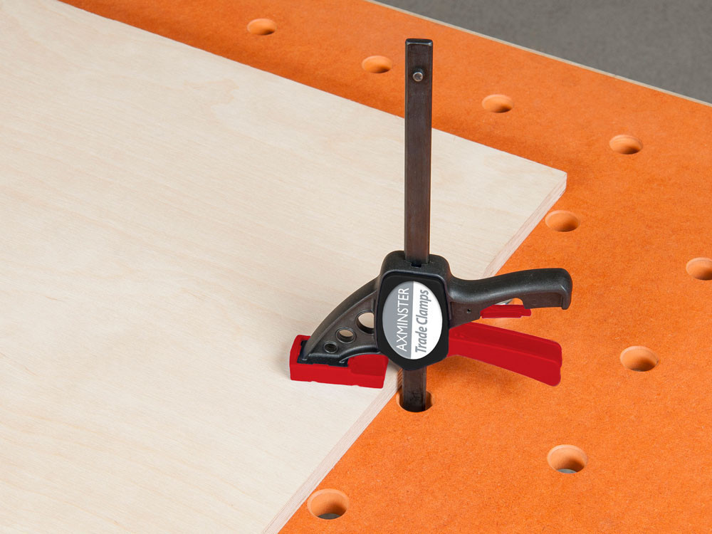 Quick Action Guide Rail Clamp | Axminster Professional