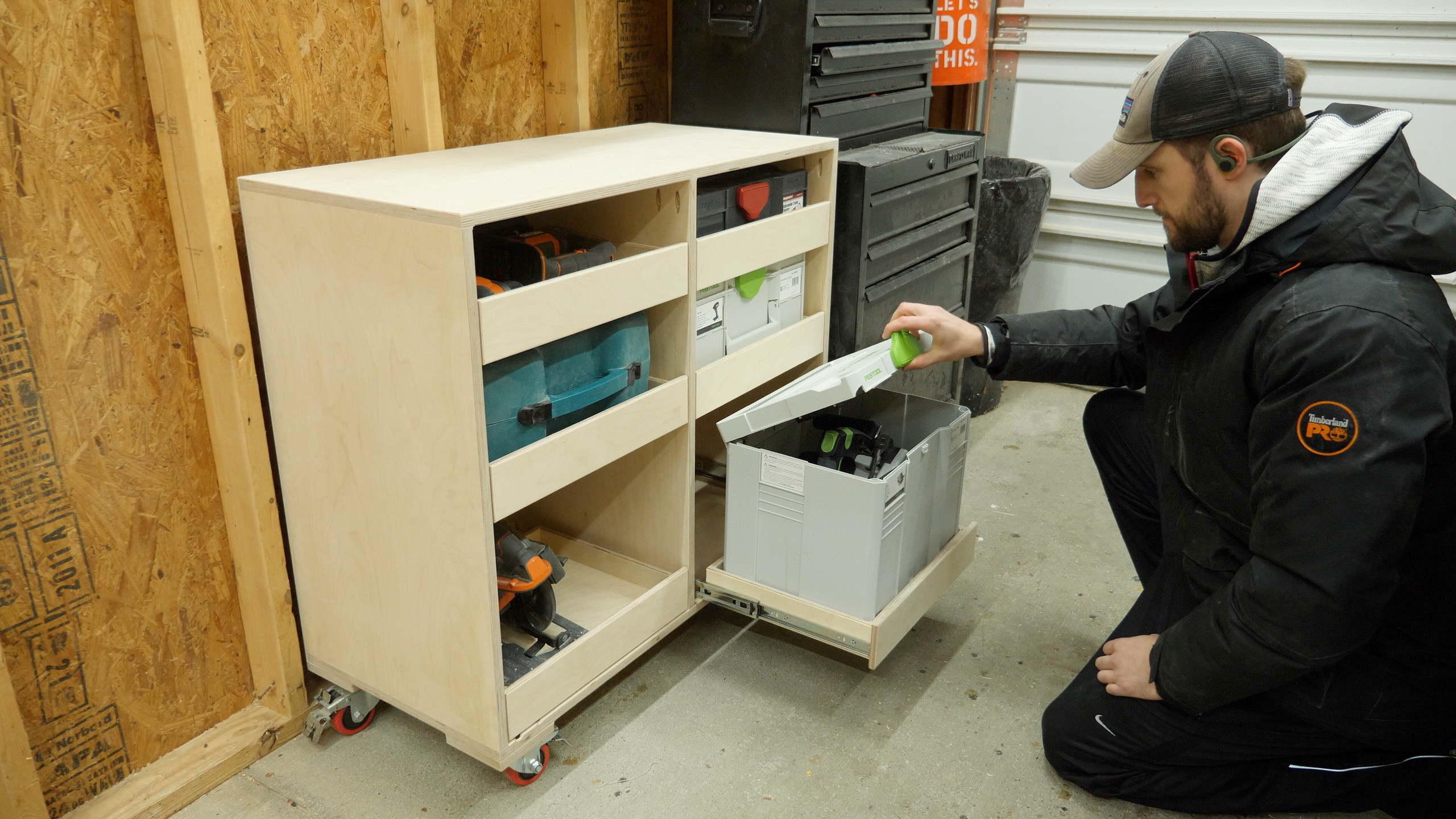 Mobile Tool Storage Cabinet - Plans | Made by Spencley Design Co.