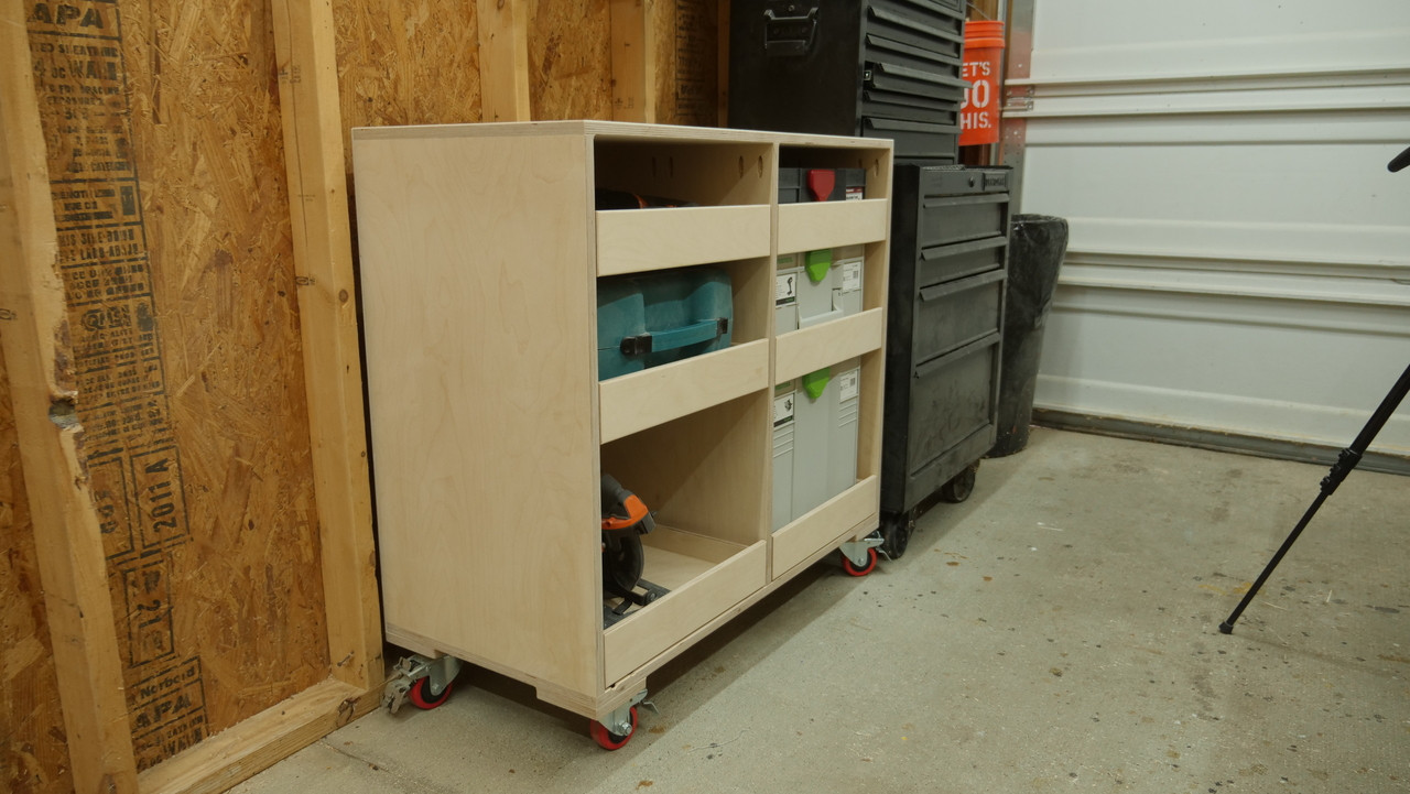 Mobile Tool Storage Cabinet - Plans | Made by Spencley Design Co.