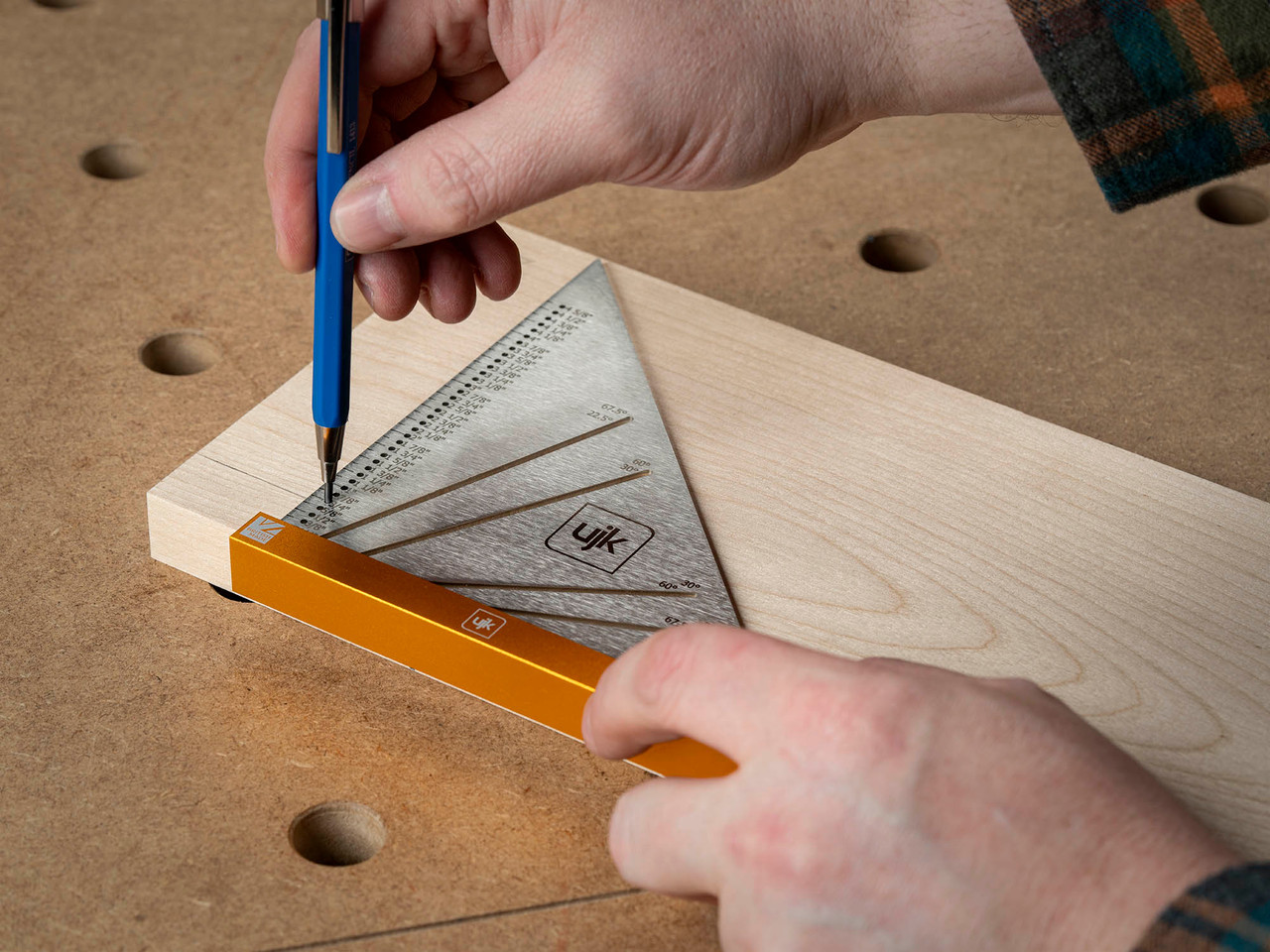 UJK Compact Angle Square | Quick‑Angle Reference Tool – Precision Marking