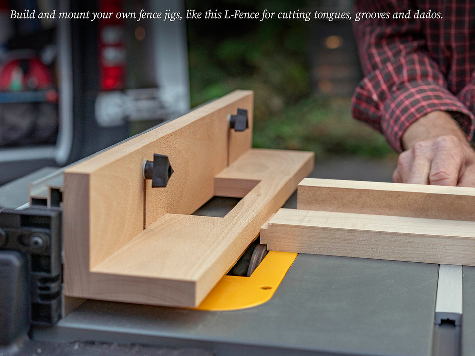 TSO Upgraded Rip Fence for 10" DeWalt Jobsite Table Saw