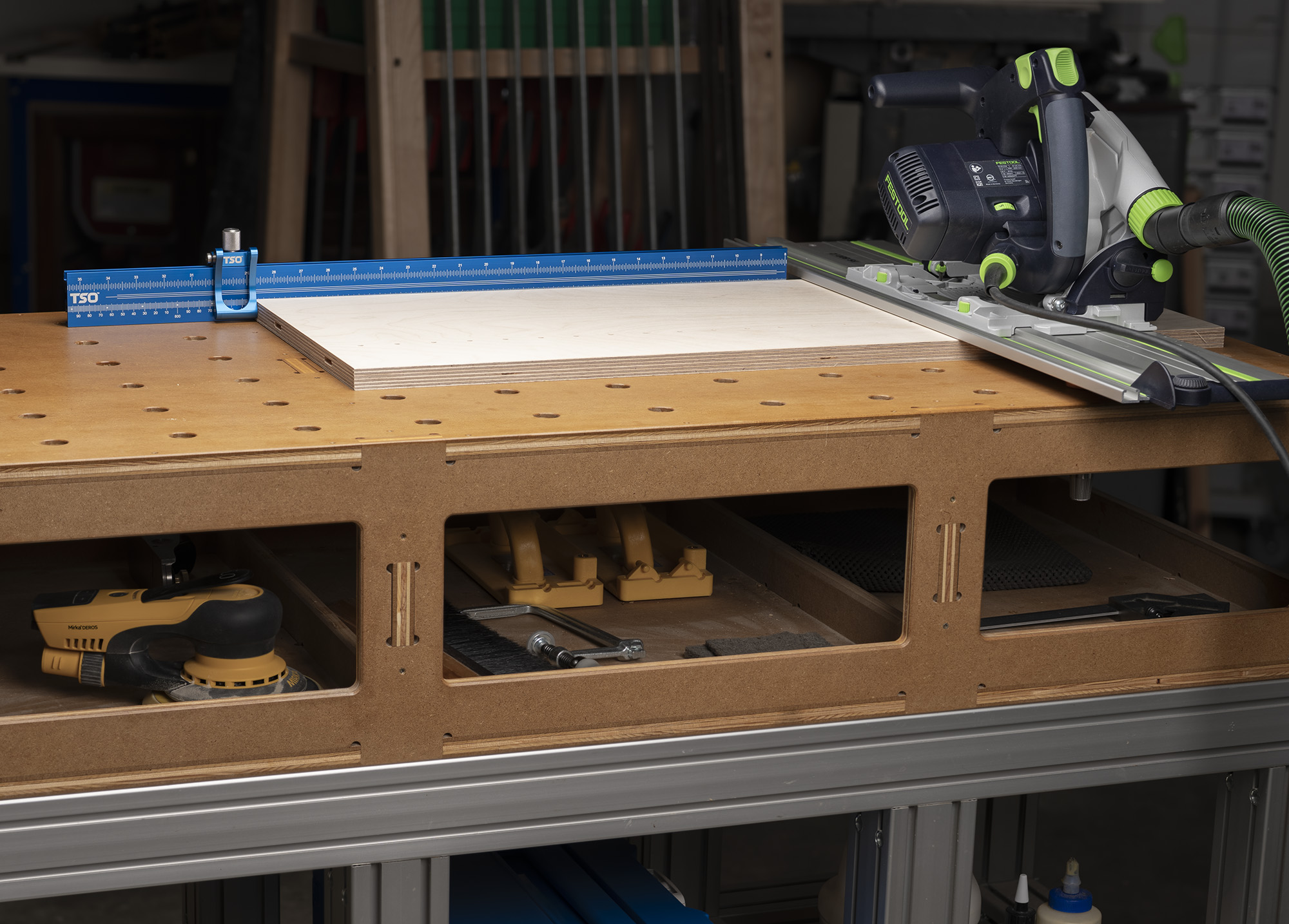 Building Your Own DIY MFT/3-Style 20mm Workbench Table - TSO Products LLC.