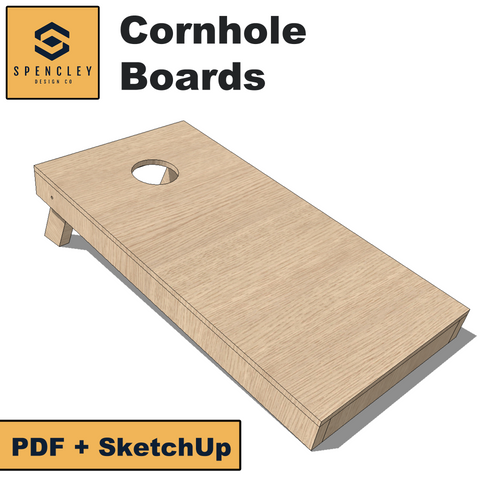 Cornhole Boards - Plans | Made by Spencley Design Co.