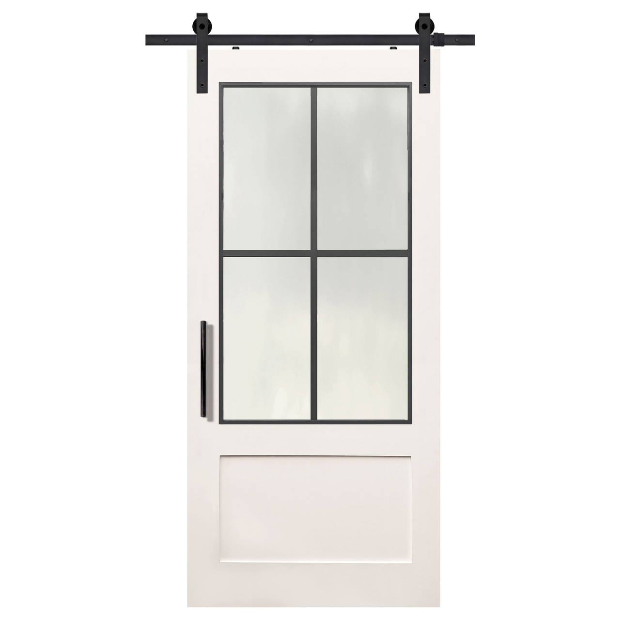 4 Lite SDL 1 Panel MDF Barn Door - BarnDoorz.com
