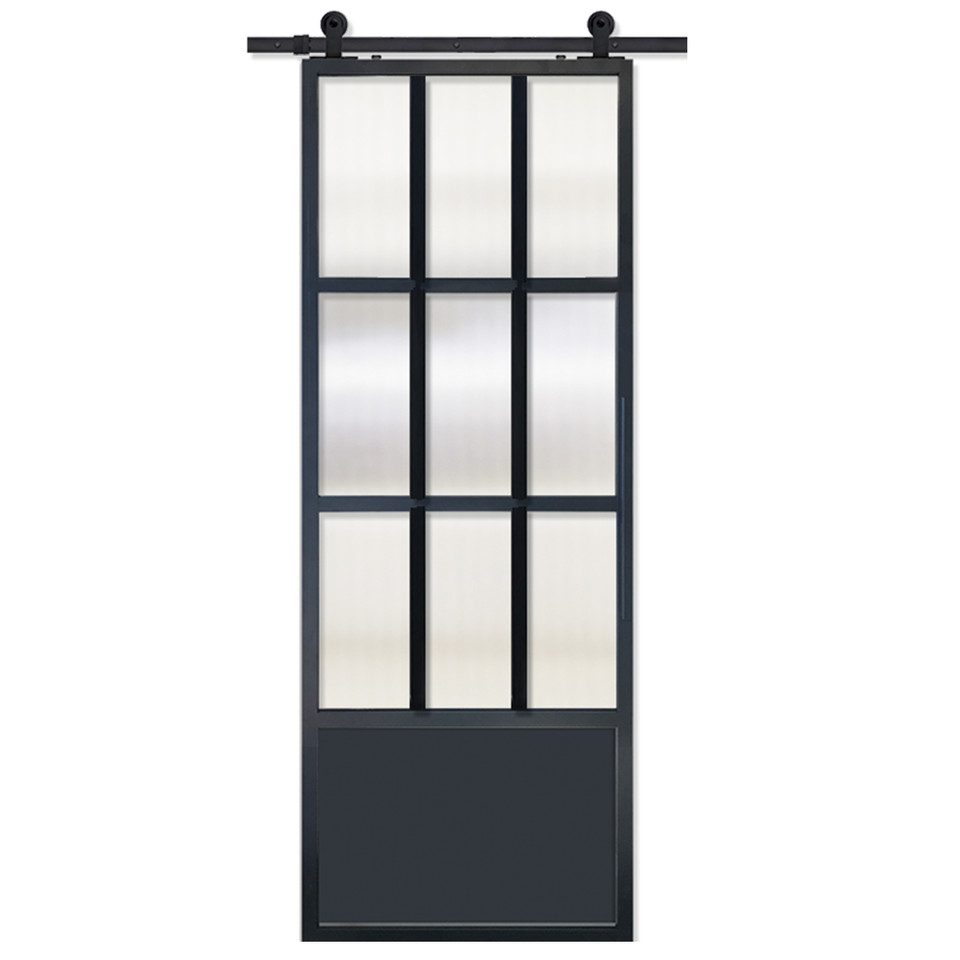 Modern French 9 Lite Barn Door