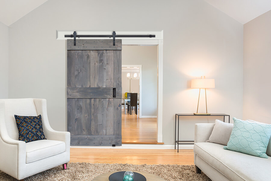A Look at Classic BarnCraft Barn Doors’ Mid Rail Plank Barn Door ...