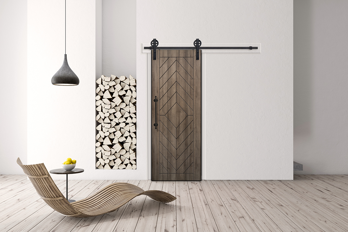 Barn Door Product Spotlight: Lynnwood Barn Door + Vintage Hardware Kit ...