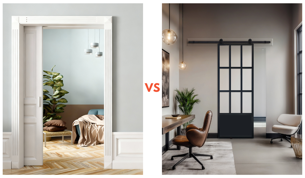 Pocket Door vs. Barn Door: Which Is Better for Your Space? - BarnDoorz.com