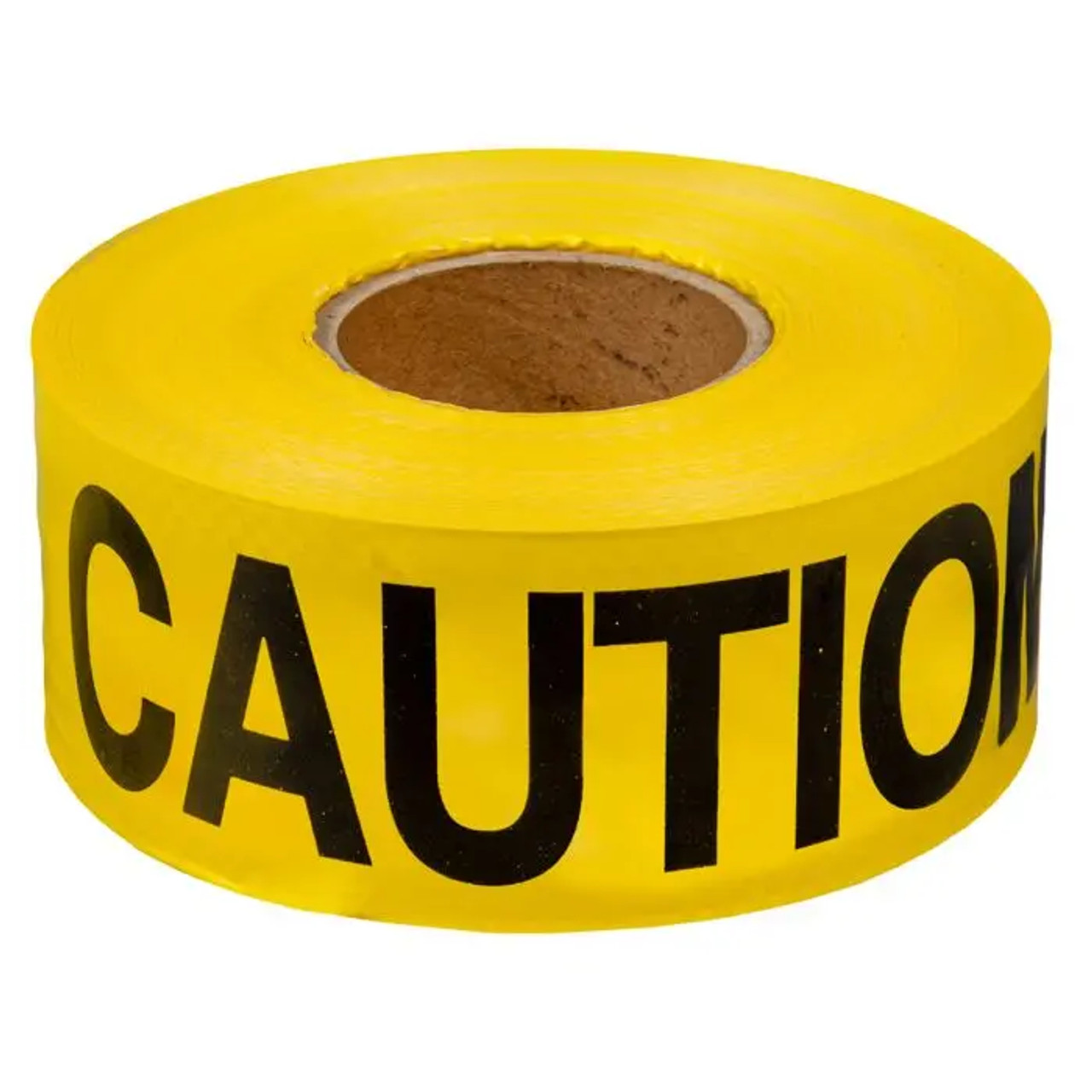 Caution Barricade Tape 3" x 500' x 5 Mil Reinforced - 16030 - Jendco Safety Supply