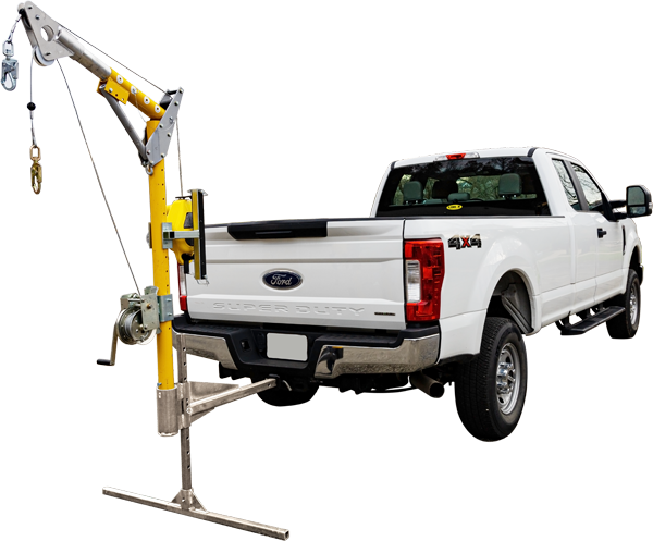 French Creek Hitch Mounted Portable Confined Space Entry Kit w/ 50' SRL ...