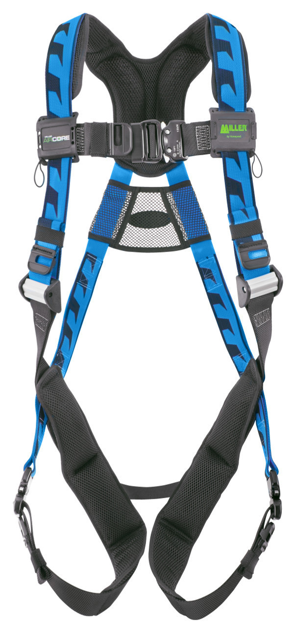 Miller AirCore Aluminum Hardware Blue Harness w/Front & Side D-Rings ...