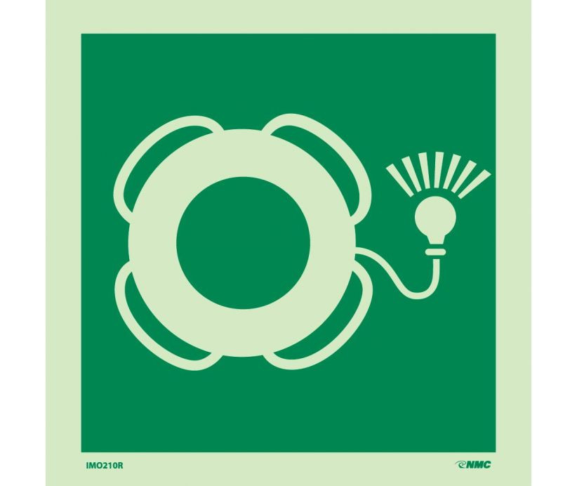 Imo - Symbol - International Shore Connection - 6X6 - Glow Vinyl ...