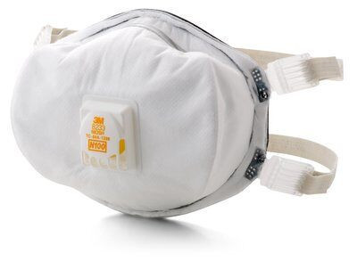 3M 8233 N100 Particulate Dust Mask with Cool Flow Exhalation Valve (1 ...