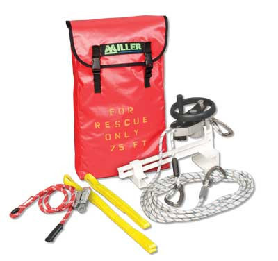 Miller SafEscape Elite Rescue/Descent Device Crane Rescue Kit [50FT ...
