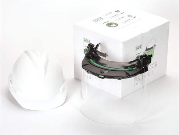 MSA V-Gard HDPE Frame For MSA Slotted Caps - Black - 10115730 - Jendco ...