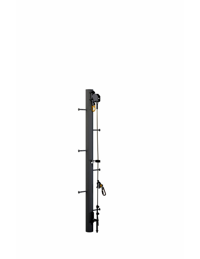 3M DBI-SALA Lad - Saf Cable Vertical Safety System Bracketry 6116632 ...