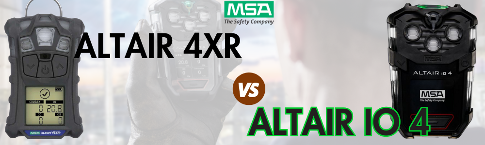 MSA ALTAIR 4XR vs. MSA ALTAIR io 4: In-Depth Comparison - Jendco Safety ...