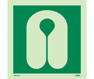 Imo - Symbol - Life Jacket - 6X6 - Glow Vinyl Laminated - IMO212P ...