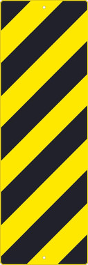 (Right Stripe Yellow Object Marker Graphic) Sign - 12X36 - .080 Hip Ref ...