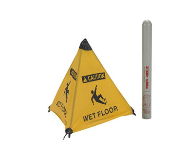 Handy Cone Floor Sign - Caution Wet Floor - 18" - HFS6 - Jendco Safety ...