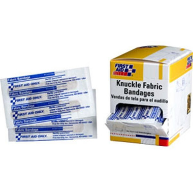 Knuckle Fabric Bandages, 1 1/2" x 3", 40/Box - G124 - Jendco Safety Supply