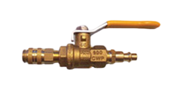 Nikro Ball Valve with Couplers - 861600 - Jendco Safety Supply