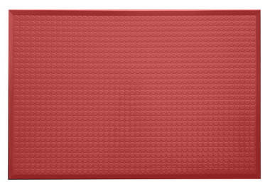 Ergomat Infinity Smooth Red Anti-Fatigue Mat - 4'x8' - Jendco Safety Supply