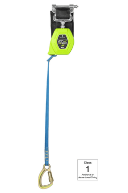 FallTech 8' FT-X Class 1 Single-leg Tie-Back SRL - Steel Carabiner ...
