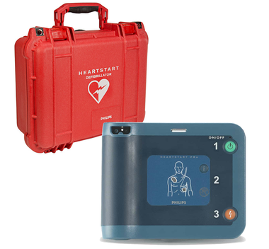 Philips FRx Automated External Defibrillator w/ Waterproof Carry Case ...