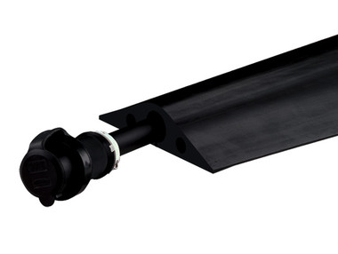 Cable Protector - Rubber Duct - 1-Ch - 1" - Heavy Duty - Slit - 5 ...