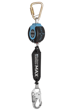 FallTech 9' DuraTech MAX Personal SRL with Steel Snap Hook - Includes ...