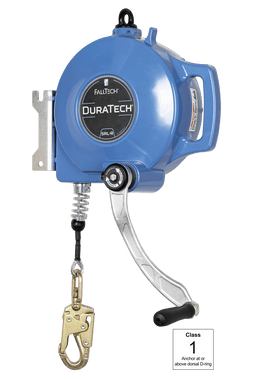 FallTech DuraTech 3-way Class 1 SRL-R with 120' Galvanized Steel Cable ...