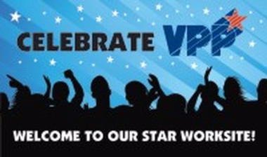 VPP Banners: Celebrate VPP - Welcome To Our Star Worksite 28" x 4-ft. 1 ...