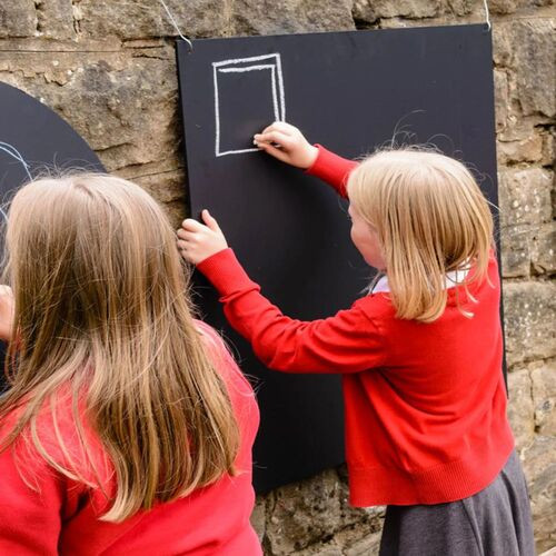 Chalkboard Shapes For Outdoor Areas | Early Years Resources