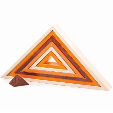 Wooden Stacking Triangles 7pc | EYR
