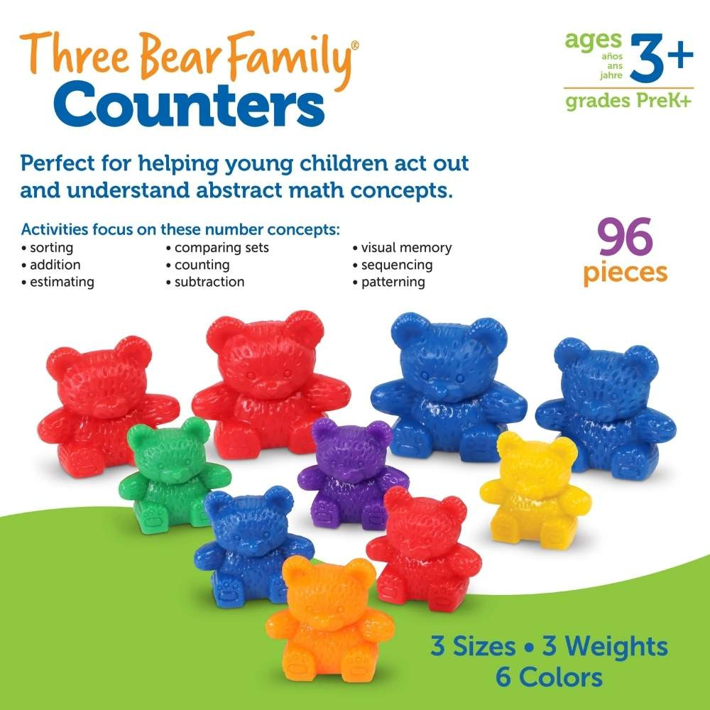 Counting Bears for Maths Learning & Sorting Activities